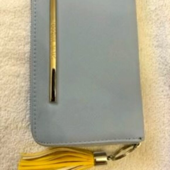 Steve Madden | Bags | Steve Madden Light Blue Large Walletwristlet Nwot ...